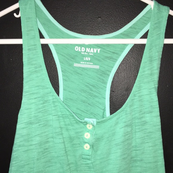 Old Navy | Tops | Racerback 3 Button Tank | Poshmark